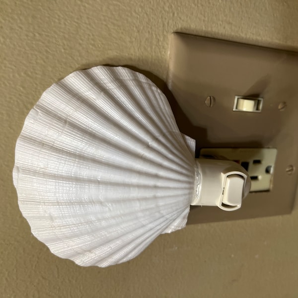 Sea Shell Night Lights-coastal Beach Lighting-seashell Art - Etsy