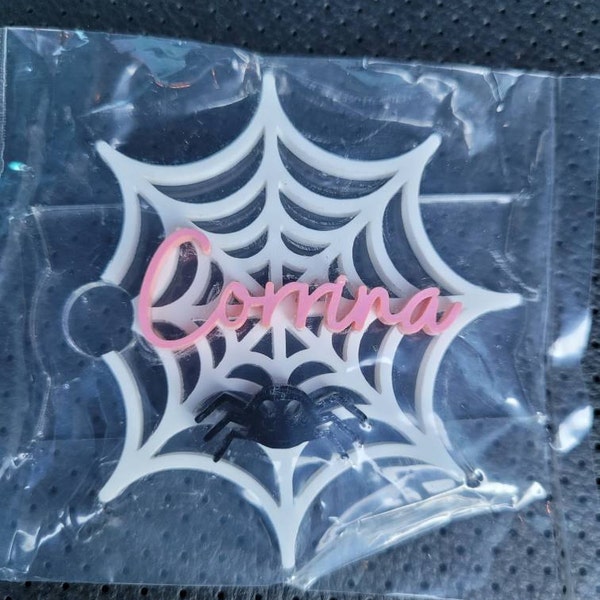Halloween Name Topper,halloween Decor,halloween Name Plate,tumbler ...