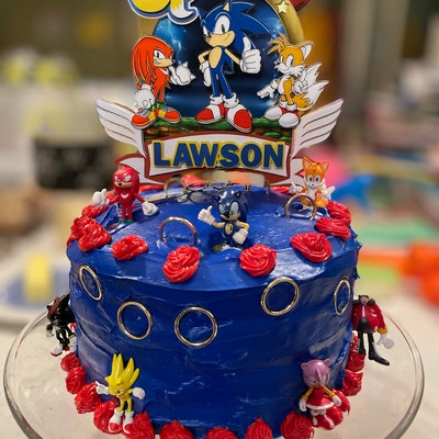 Sonic and Friends Cake Topper - Etsy