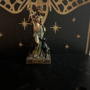 Vintage Ares Mini Statue Small Hand-painted Ancient Greek God Ares Mini ...