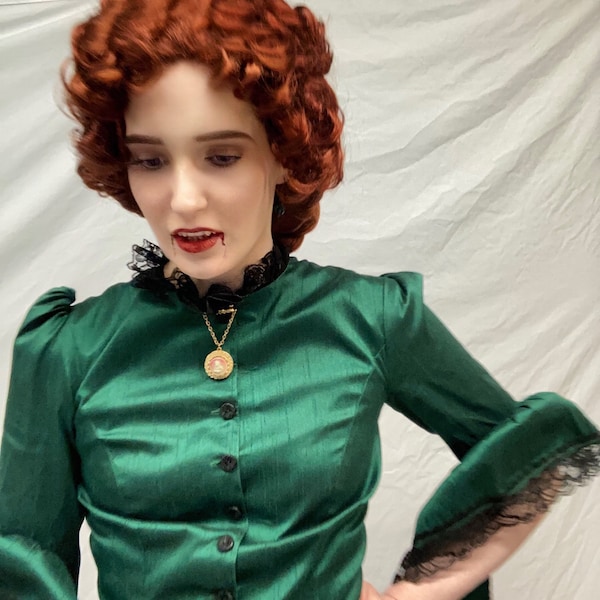 Fabulous Amazing Victorian Wig .. Color 130 Foxy Red .. Theater Wig ...