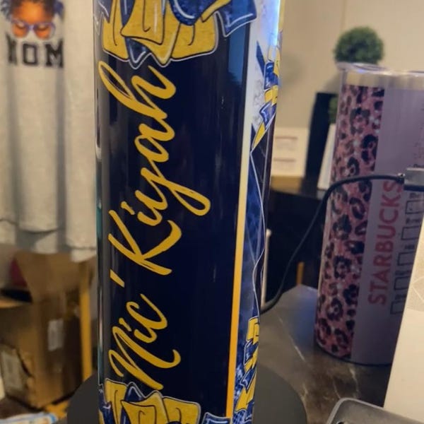 Cheer Tumbler Wrap, Cheerleader Leopard, Sport Tumbler Wrap Png, 20oz ...