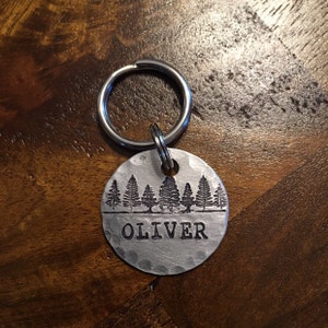 Dog Tag Pet ID Tag Tree Dog Tag Personalized Pet Tag - Etsy