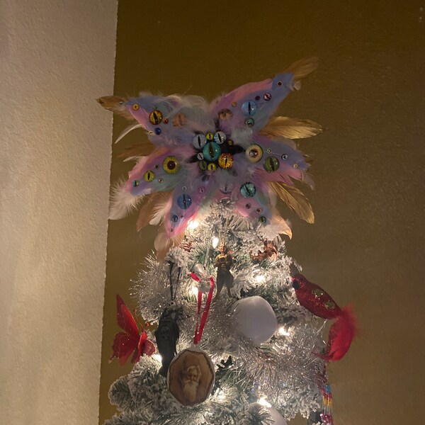 Biblically Accurate Angel Goth Baby Tree Topper, Dark Seraphim ...