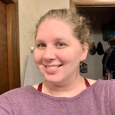 Checkerboard Translucent Tulip Drop/dangle Polymer Clay - Etsy