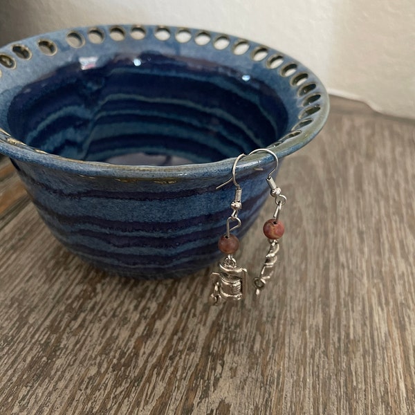Handmade Stoneware Pottery Jewelry Bowl With Rustic Coastal Vibe, Smart ...
