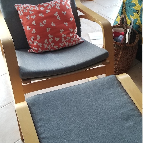 Poang Cover, Ikea Poang Chair Cover, Ikea Poang Slipcover, Ikea Poang ...