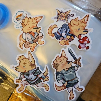 Dog Laios Stickers Dungeon Meshi - Etsy