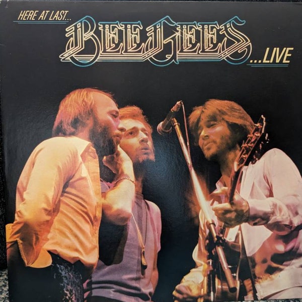 Bee Gees-"here at Last, Live" Vintage Vinyl Double Live Record Album ...