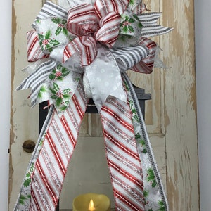 Farmhouse Tree Topperred and Black Tree Topperbuffalo Plaid Tree ...
