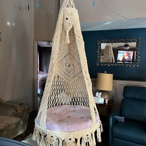 PATTERN Macrame Swing DIY Instant LINK Step-by-step Instructions ,learn ...