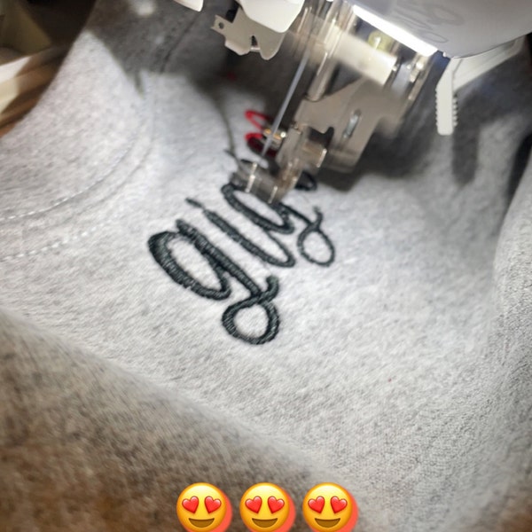 Curved Gigi Machine Embroidery Design. 4 Sizes. Grandma Collar ...