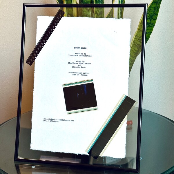 Custom Screenplay Title Page Hand Typed on Cotton Paper and ...