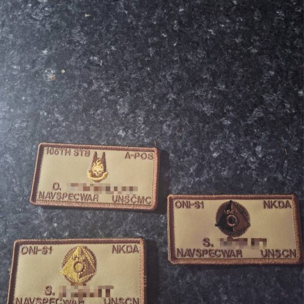 Halo UNSC Name Patch - Etsy