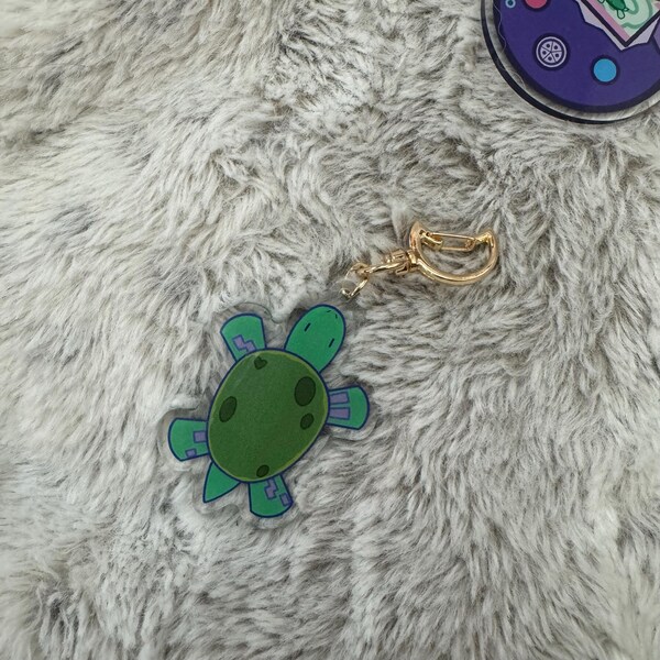 Turtle Virtual Pets / / 2.5 Inch Keychain - Etsy