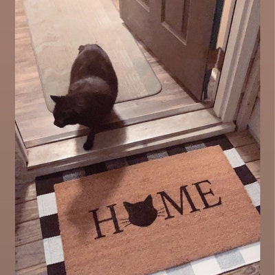 Personalized Welcome Doormat, Custom Handmade Welcome Mat, Front Door ...