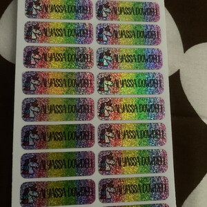 Cute Custom Name 16 X Premium Label Children's - Etsy