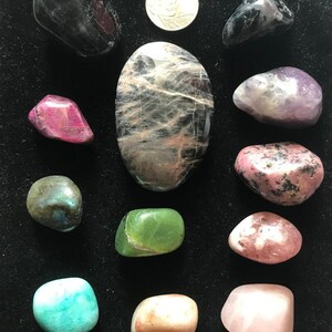 White Calcite Crystal Tumbled Stone Polished Gemstone / Spirituality ...