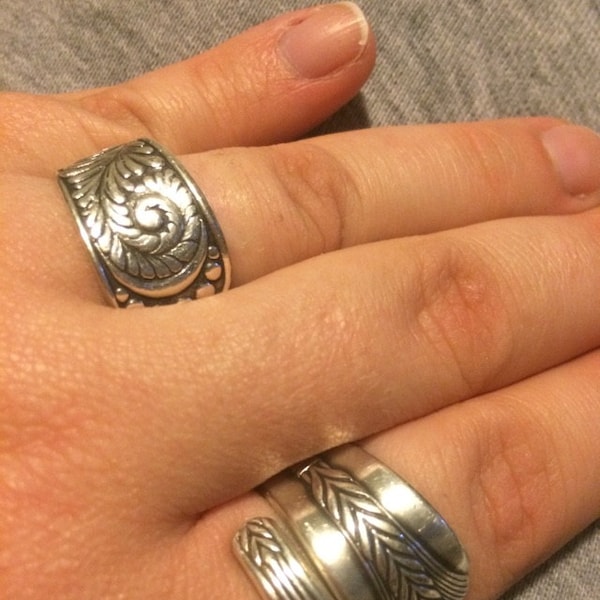 Vintage Sterling Silver Spoon Ring Circa 1946 - Etsy