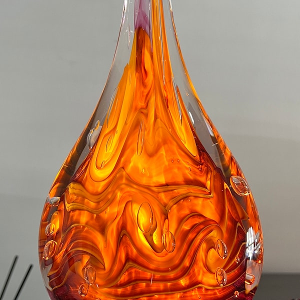 Fireside-td / Handblown Glass Paperweights - Etsy