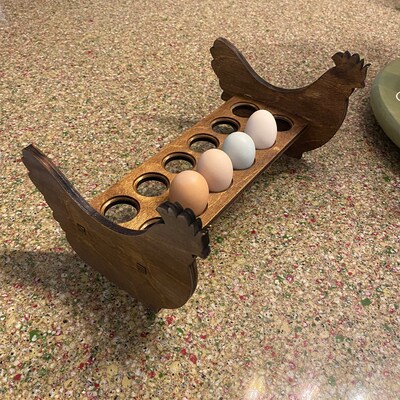Chicken Counter Top Egg Holder-17 Eggs - Etsy