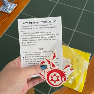 Rin Shirou Sakura Temporary Tattoo Command Spell - Etsy