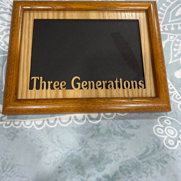 Jumbo 5x7 Landscape Generations Picture Frame ~three Generations, Four ...