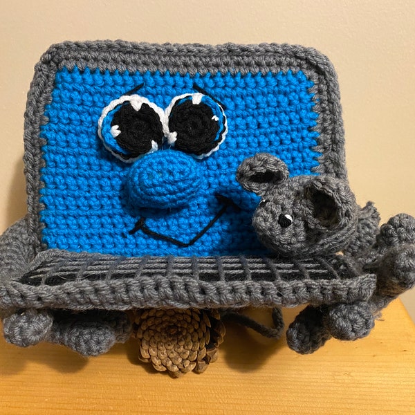Crochet PATTERN Computer - Amigurumi Computer - Crocheted Miniature Pc ...