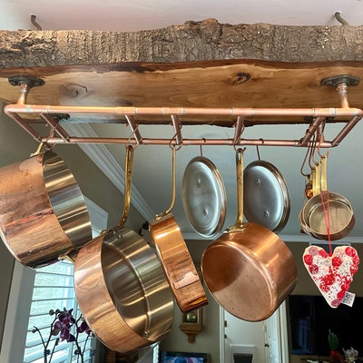 Copper Pot Rail, Copper Pot Rack - Etsy
