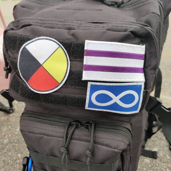 Métis Flag Patch, Infinity Symbol Iron on Patch - Etsy