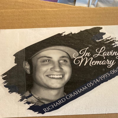 In Loving Memory Car Sticker Loss of Loved One Memorial Personalized ...