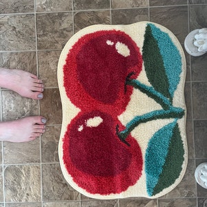 Sweet Cheeks Bath Mat Hot Pink Blush Cute Bathroom Rugs Girls - Etsy