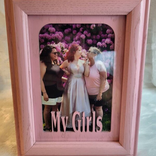 My Girls Tabletop Picture Frame - Holds 4x6 Photo - Multiple Color ...