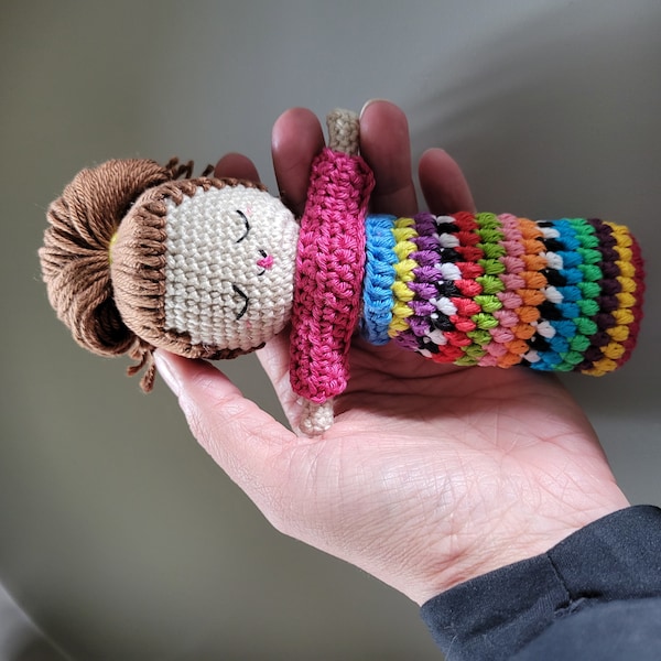 Worry Doll Crochet Pattern: Amigurumi Anxiety Toy (PDF Download) - Etsy UK