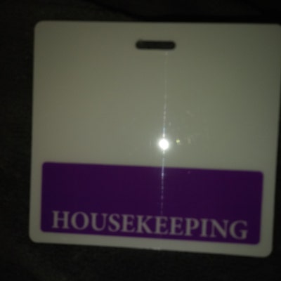 Purple HOUSEKEEPING Badge Buddy Free Shipping Badge - Etsy