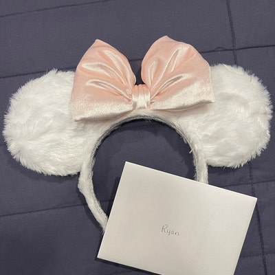 Marie Because I'm a Lady Inspired Minnie Ears, Marie Mouse Ears, Pink ...