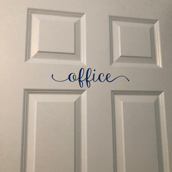 Office Door Decal, Entryway Office Sticker, Storefront Business Signage ...