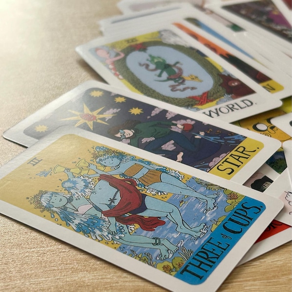Adventure.time Deck New Fortune Telling Tarot - Etsy