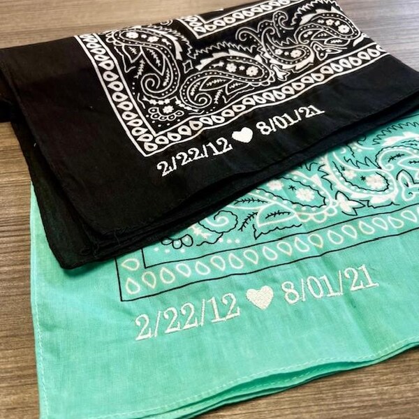 Personalized Bandana // Custom Bandana - Etsy