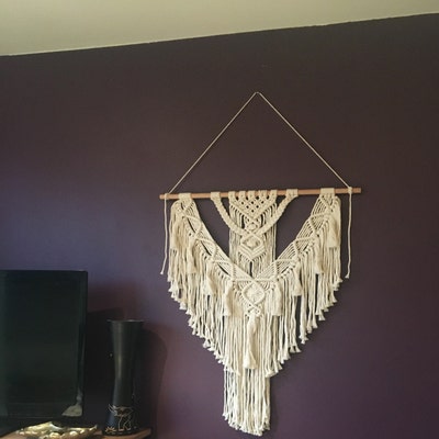 Moon Tapestry, Sun Moon Girl Wall Tapestry, Long Bohemian Tapestry With ...