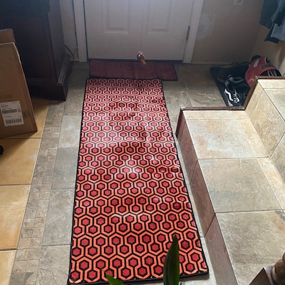 Boho Style Black and Blue Color Stair Rug, Cool Stair Tread Carpet ...