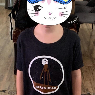 Child Siren Head Tshirt, Sirenhead Moon Art Figure Shirt, Siren Head ...