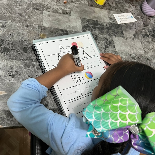 Lined Writing Paper Practice Learn to Write Paper RED and Blue Lines - Etsy