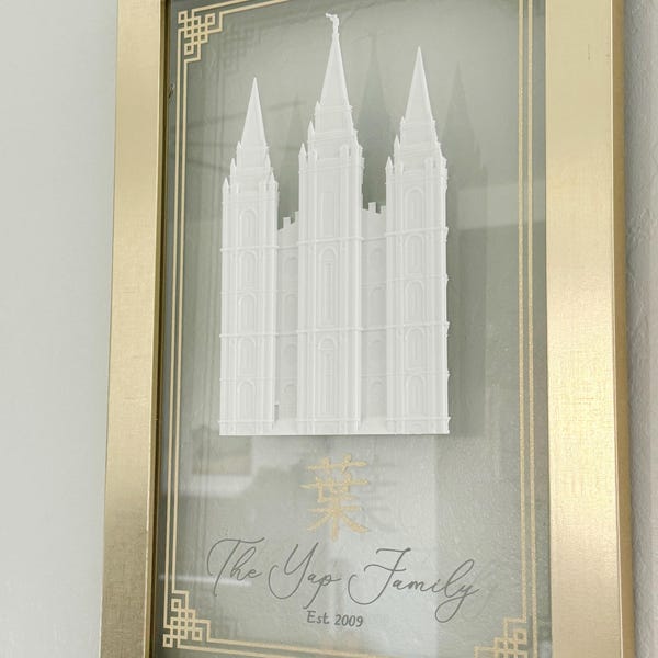 DIY - Temple Wall Plaque 12" Circle - Temple Sign - Custom LDS Temple ...