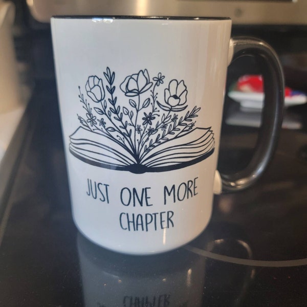 Just One More Chapter, Book Club Gifts, Book Lovers Mug, Book Lover ...
