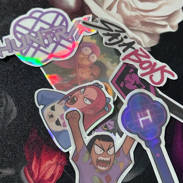 80+ KPOP Demon Hunters Sticker | Huntrix | Saja Boys Printable Set | 80+ Stickers | PNG PDF - Etsy