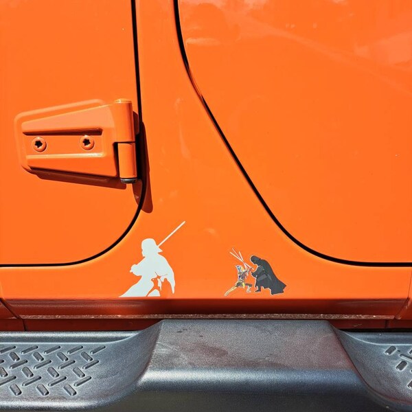 Darth Vader Decal, Luke Skywalker Decal, Star Wars Decal, Sith Lord ...
