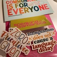 Speech Therapist Sticker SLP Sticker SLP Grad Gift Cf Slp Speech ...