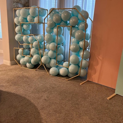 Marquee Number Letter Stand From PVC Template 6ft Height for Decoration ...