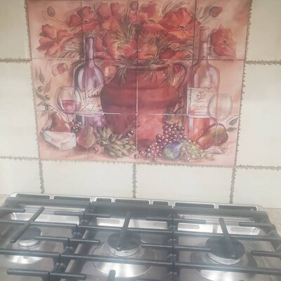 Rooster Chicken Farm Animals Birds Country Ceramic Tile Mural ...
